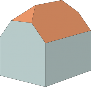 Half-hip roof | ROOF VOLUMES CALCULATOR